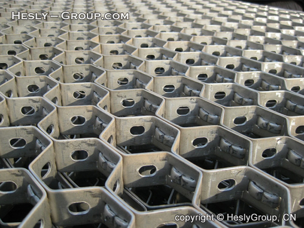 410S Hex Metal Mesh for Refractory Lining, 14#, 2" hexagonal hole