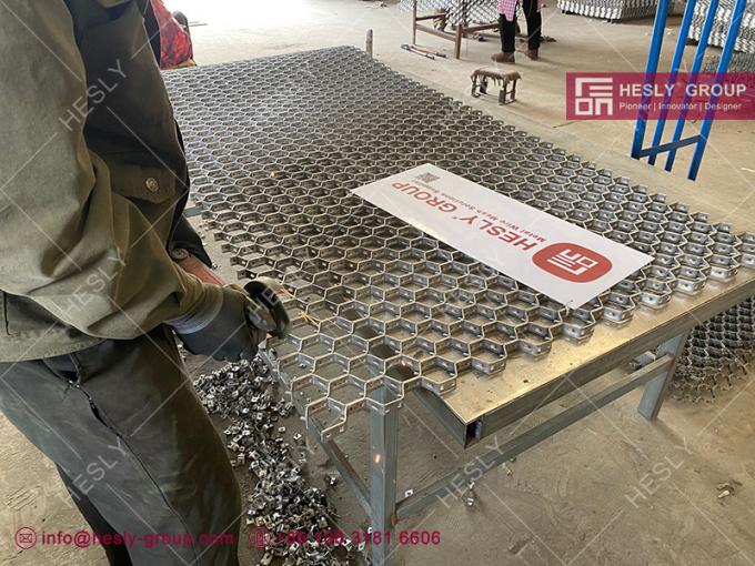 Hexmesh 3/4" x 14 gauge 304-ss Lance refractory anchor material | China ...