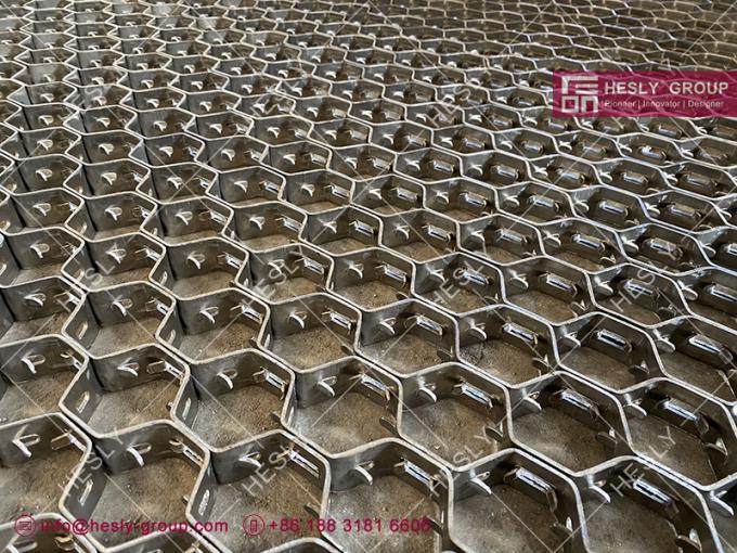 Hexmesh Refractory Lining | Lances Style | AISI304H | 1.0X19mm strips ...