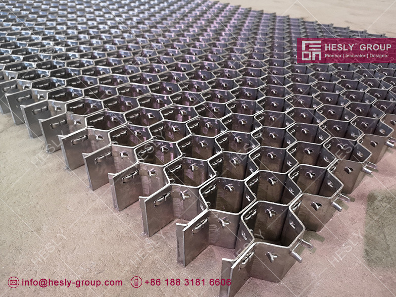 60mm height Hexmesh for Refractory Lining | China Hex-Mesh Supplier ...