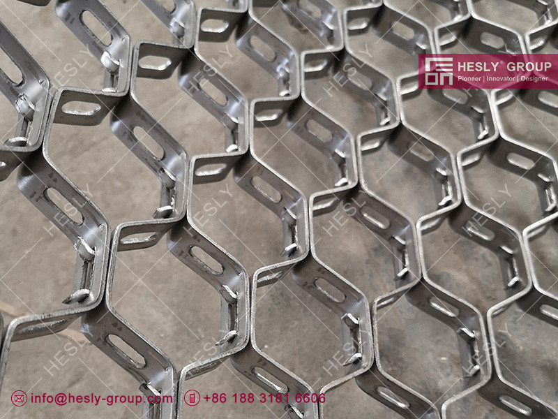 Stainless Steel 410S Hexagonal Mesh with protruding lances | 10mm depth ...