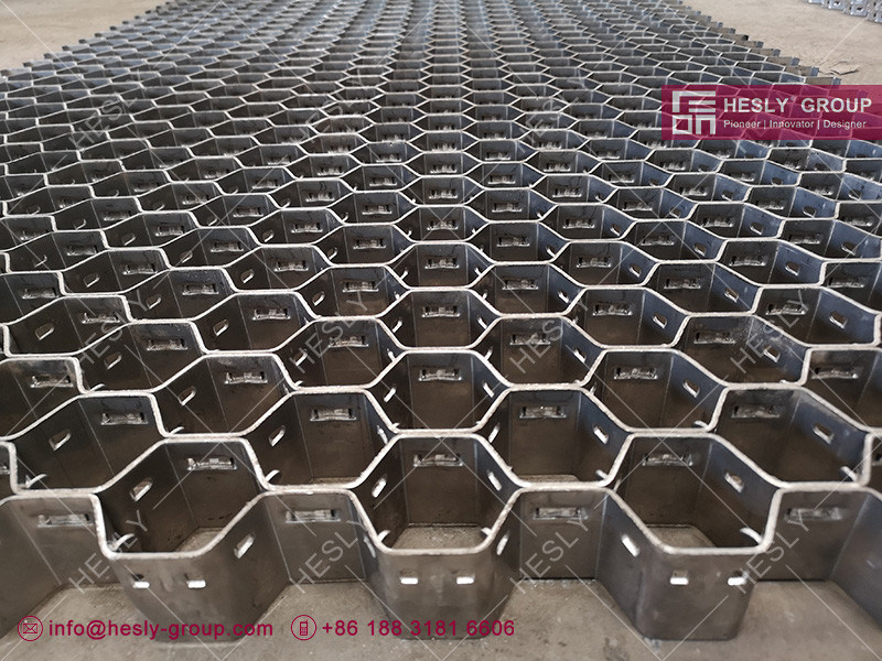310S Hex-mesh Refractory Armouring | 2" depth | 2" hexagonal hole ...