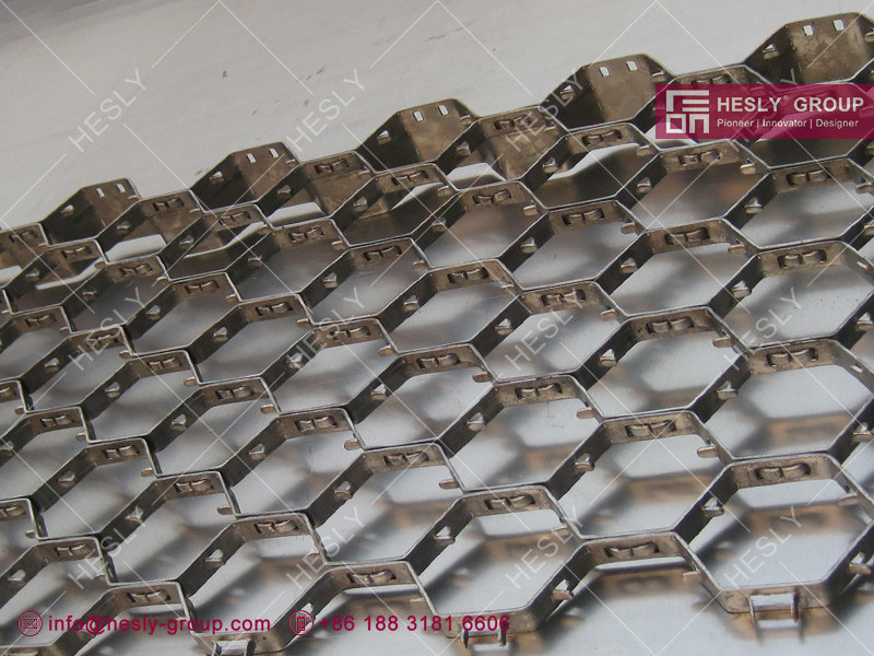 50mm height EN1.4835 hex steel for refractories in dust catcher pipe ...