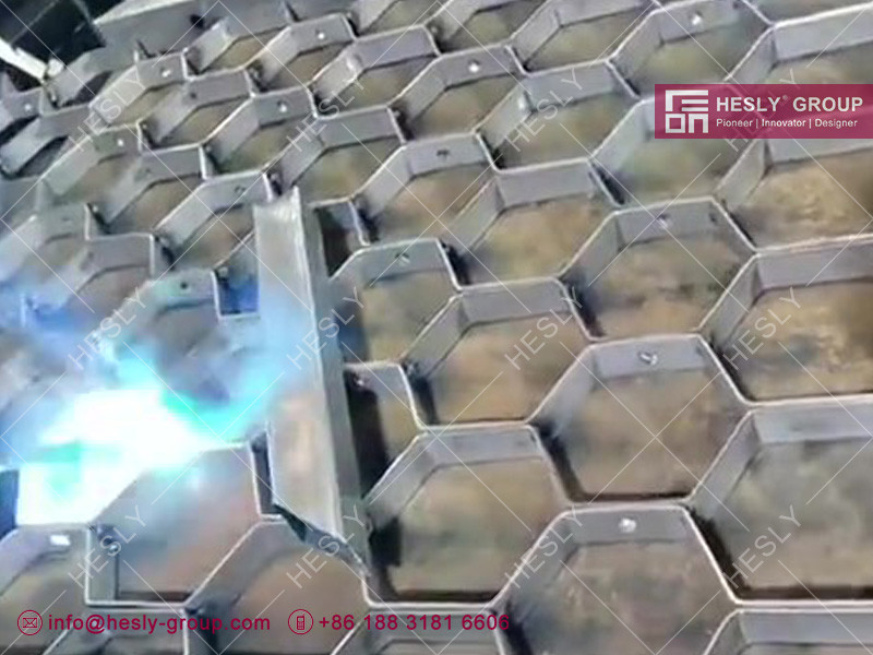 Hex-Mesh Refractory Lining Stainless Steel 310S 3/4" depth, 16gauge ...