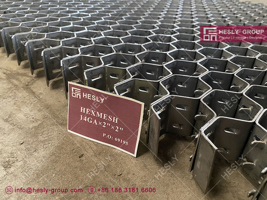 Quality HESLY Refractory Hex Mesh & Varies alloys hex steel Manufacturer